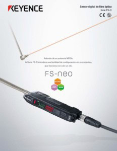 Serie FS-N. Amplificador digital de fibra óptica - Catálogo - Bitmakers oficial Keyence España ...